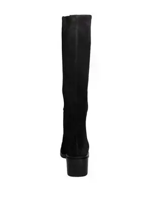 CHUCKIES Suede Block Heel Boots