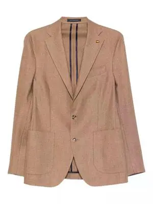 LATORRE Single-breasted Blazer - Brown