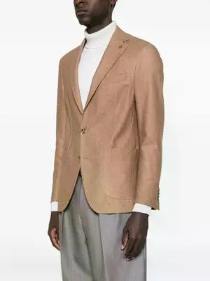 LATORRE Single-breasted Blazer - Brown