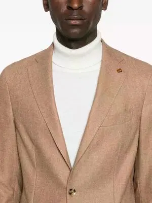 LATORRE Single-breasted Blazer - Brown
