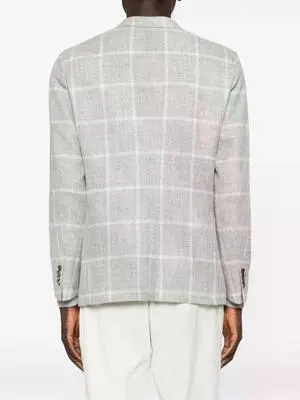 LATORRE Check-pattern Blazer - Grey