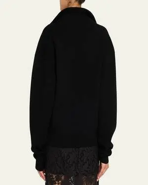 A.L.C. Timmy Polo Sweater - Black