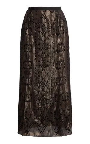 LANVIN Woven Maxi Skirt