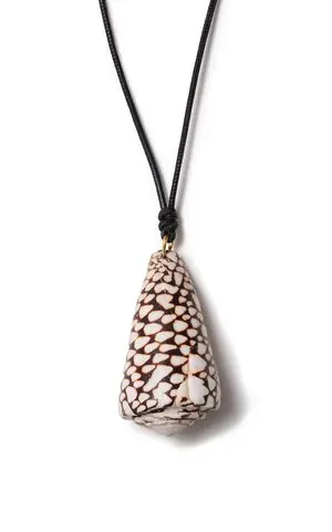 Chan Luu 18k Gold-plated Cone Shell Necklace