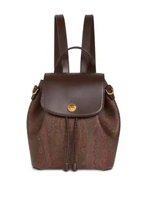 Etro Backpack S Arnica 18.5x10x22 Bags - Brown