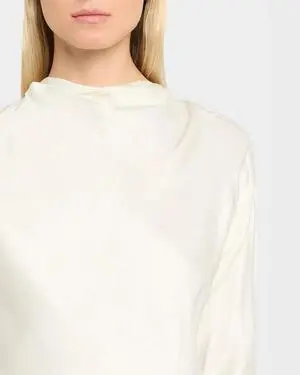 A.L.C. Georgia Long-sleeve Top - Cream