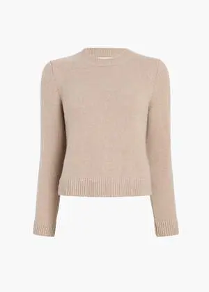 Khaite Leta Cashmere Pullover - Putty