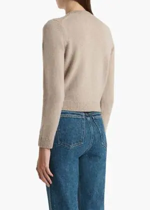Khaite Leta Cashmere Pullover - Putty
