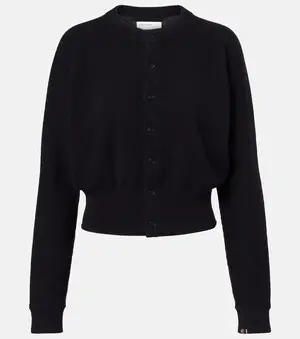 Extreme Cashmere Blouson Cardigan - Black