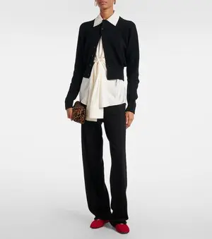 Extreme Cashmere Blouson Cardigan - Black
