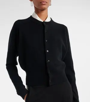 Extreme Cashmere Blouson Cardigan - Black
