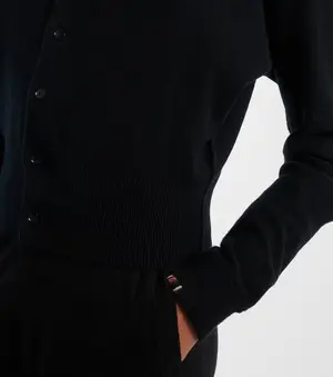 Extreme Cashmere Blouson Cardigan - Black