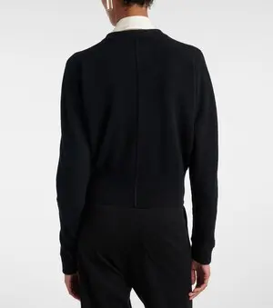 Extreme Cashmere Blouson Cardigan - Black