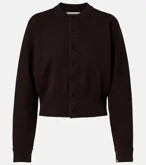 Extreme Cashmere Blouson Cashmere-blend Cardigan - Brown