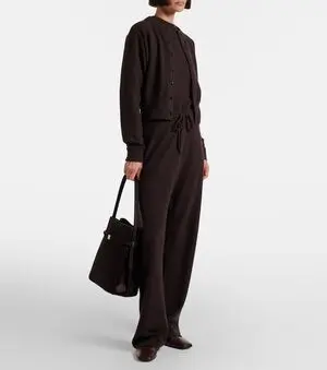 Extreme Cashmere Blouson Cashmere-blend Cardigan - Brown