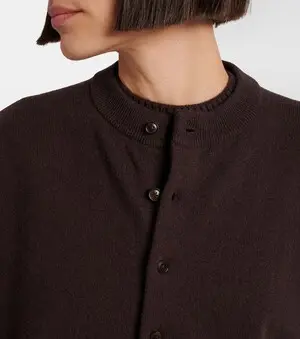 Extreme Cashmere Blouson Cashmere-blend Cardigan - Brown