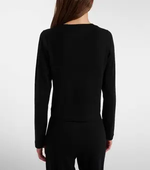 EXTREME CASHMERE X Lisa Cotton And Cashmere Top - Black