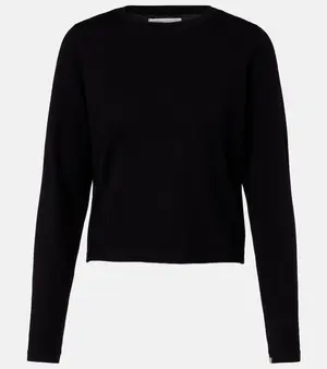 Extreme Cashmere Lisa Cotton And Cashmere Top - Black