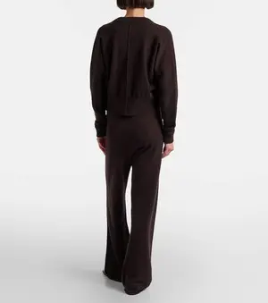 Extreme Cashmere Run Cashmere-blend Sweatpants - Brown