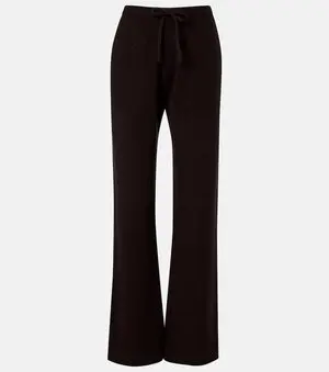 Extreme Cashmere Run Cashmere-blend Sweatpants - Brown