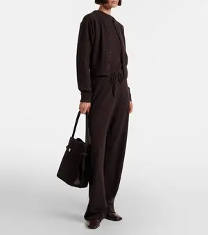 Extreme Cashmere Run Cashmere-blend Sweatpants - Brown