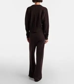 Extreme Cashmere Run Cashmere-blend Sweatpants - Brown