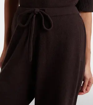 Extreme Cashmere Run Cashmere-blend Sweatpants - Brown