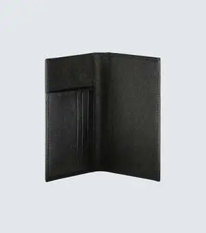 Prada Billfold Leather Wallet With Logo