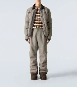 Moncler Wool And Alpaca-blend Jacquard Sweater