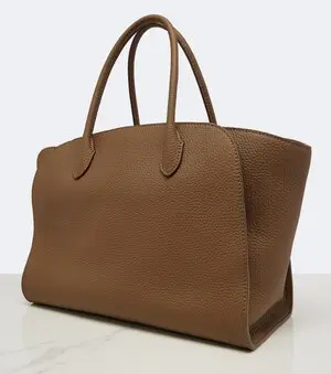 THE ROW Marlo 12 Leather Tote Bag - Brown
