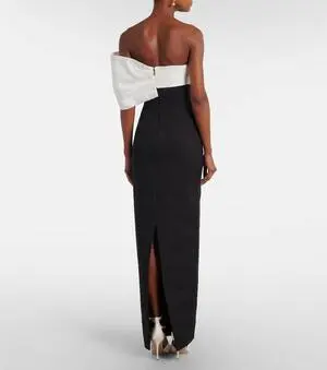 Rachel Gilbert Kace Bow-detail Gown