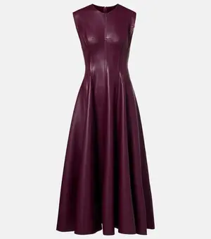 Norma Kamali Grace Pleated Midi Dress