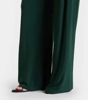 Norma Kamali Pleated Wide-leg Pants