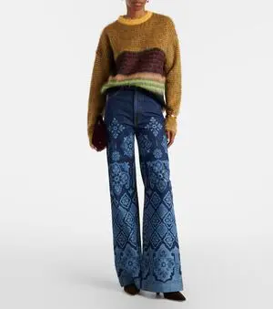 La DoubleJ Berra Mohair-blend Sweater - Multicoloured