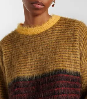 La DoubleJ Berra Mohair-blend Sweater - Multicoloured