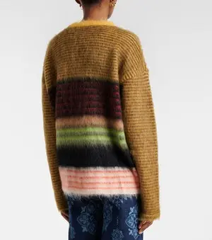 La DoubleJ Berra Mohair-blend Sweater - Multicoloured