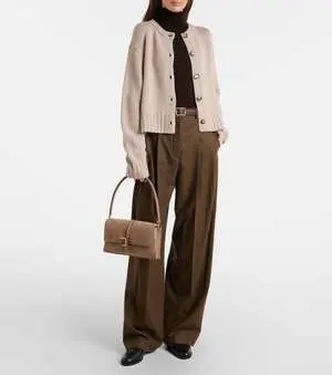 TOD'S T Timeless Mini Shoulder Bag - Brown