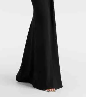 Rebecca Vallance Dixie Draped Halterneck Gown