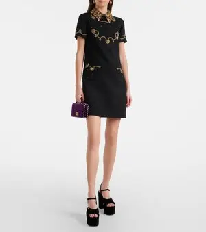 Valentino Garavani Crasher 125 Velvet Platform Sandals - Black