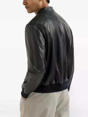 Brunello Cucinelli Zip-fastening Leather Jacket
