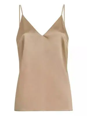 Brunello Cucinelli V-neck Top - Neutrals