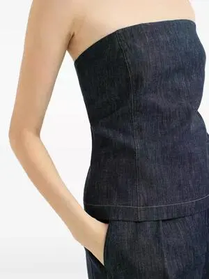 Brunello Cucinelli Bandeau Top - Blue