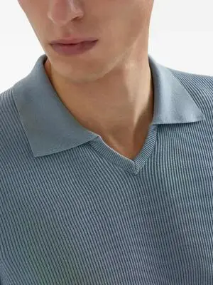 Brunello Cucinelli V-neck Short-sleeve T-shirt - Blue