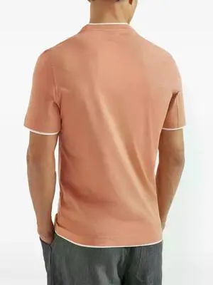 Brunello Cucinelli Crew-neck T-shirt - Orange