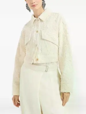 Brunello Cucinelli Textured Jacket - Neutrals