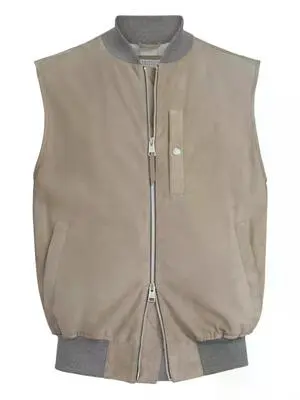 Brunello Cucinelli Suede Gilet - Neutrals