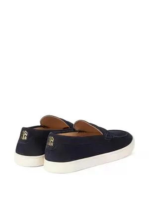 Brunello Cucinelli Suede Loafers - Blue