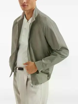Brunello Cucinelli Zip-up Jacket - Green