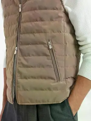 Brunello Cucinelli Padded Gilet - Brown