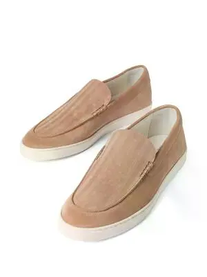 Brunello Cucinelli Suede Loafers - Neutrals